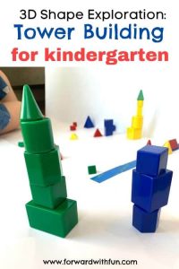 7 Silly Ways to Teach 3D Shapes in Kindergarten - Forward With Fun