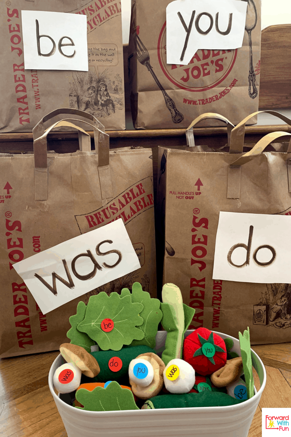 Sight Word Sort Grocery Game - Forward With Fun