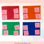 Sight Word Matching Game: Post-it Search - Forward With Fun