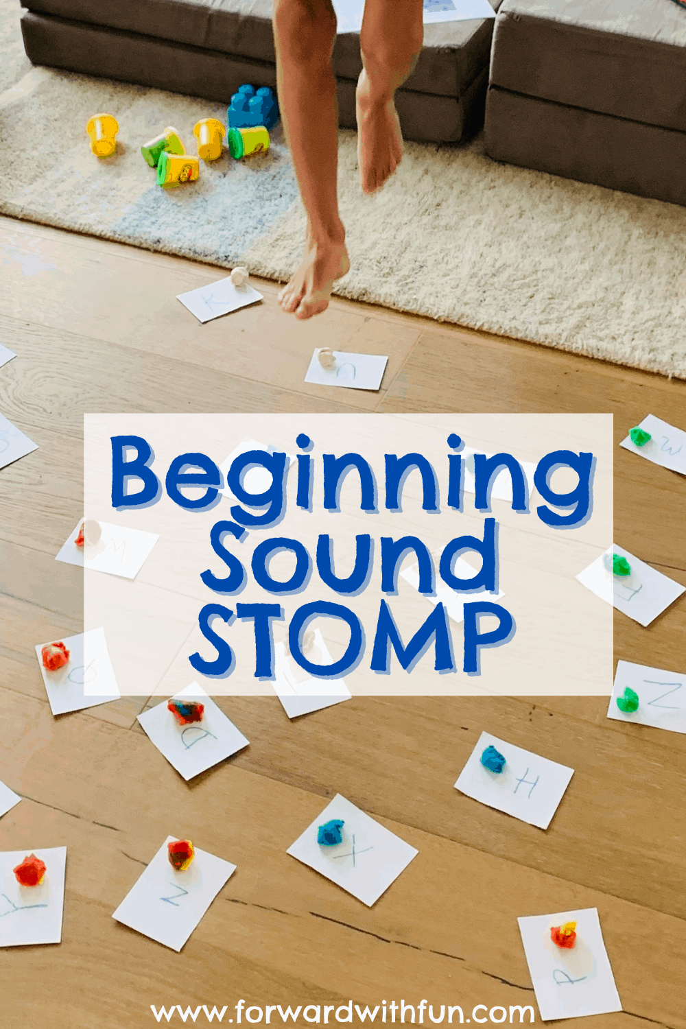 Beginning Sounds STOMP Game - Forward With Fun