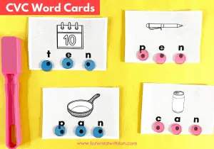 How to Teach CVC Words, 11 Fun Ways! - Forward With Fun