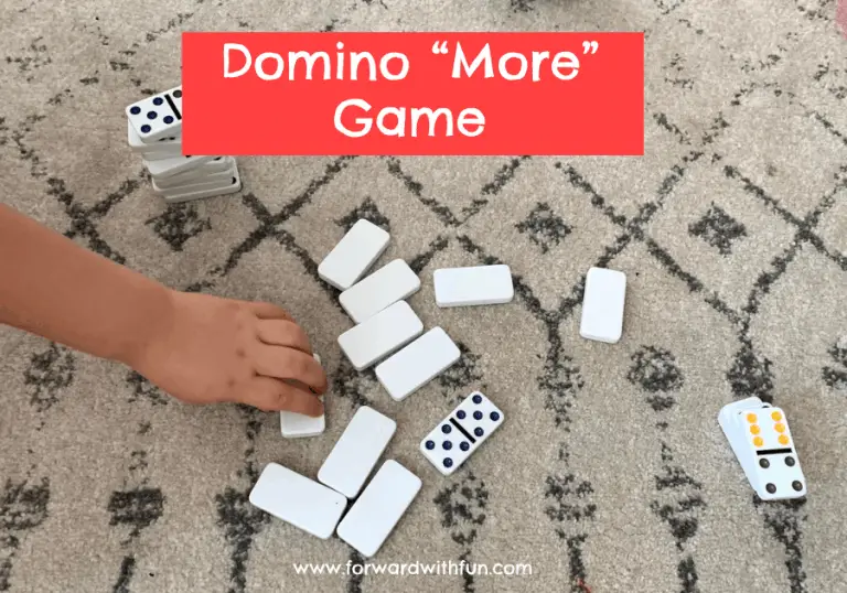 5 Simple Domino Math Activities for Preschool - Forward With Fun
