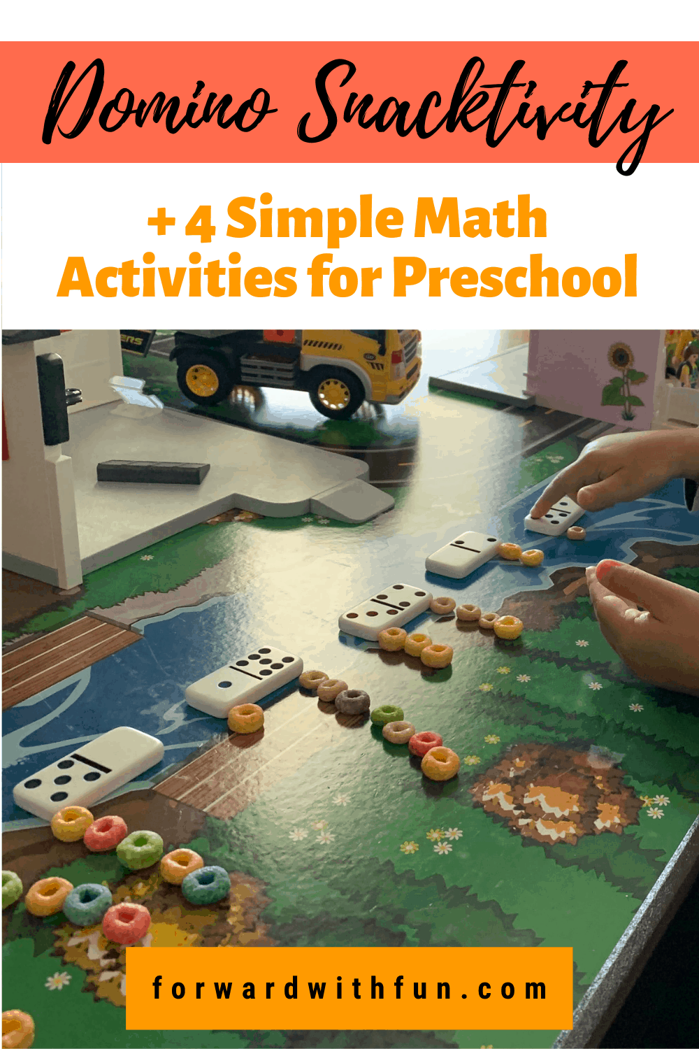 5 Simple Domino Math Activities for Preschool - Forward With Fun