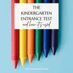 What to Expect at your Kindergarten Entrance Exam - Forward With Fun