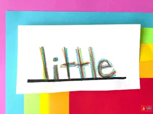 Rainbow Writing Makes Spelling Fun - Forward With Fun