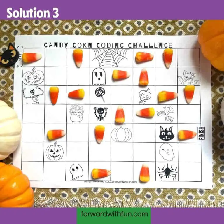 Coding In Kindergarten: Candy Corn STEM Challenge (Free) - Forward With Fun