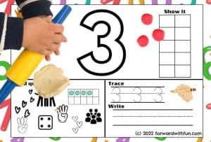 Teach 1-10 in Five Ways with Free Number Mats