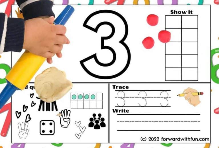 Teach 1-10 in Five Ways with Free Number Mats