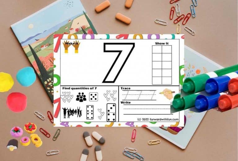Teach 1-10 in Five Ways with Free Number Mats