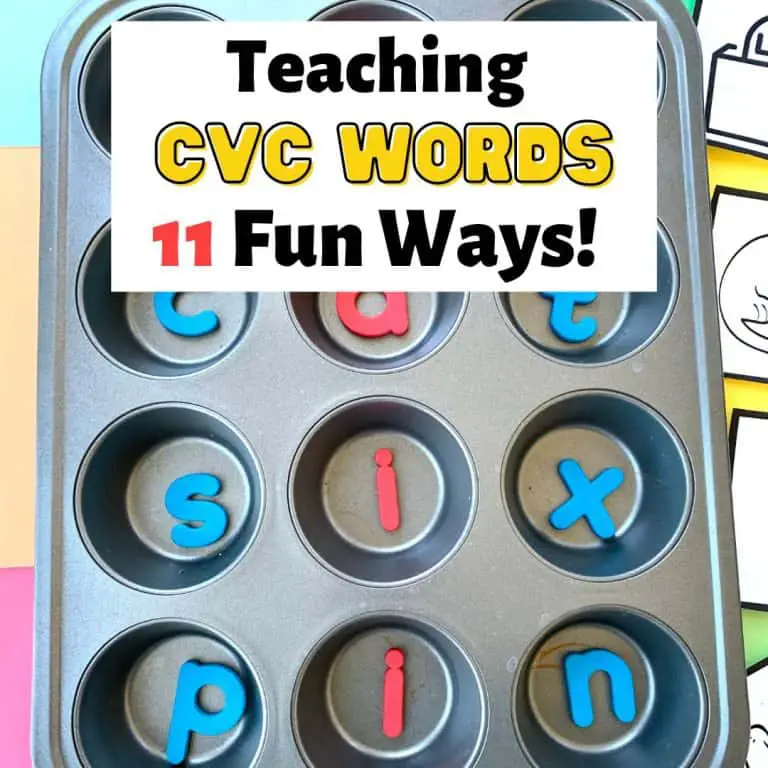 How to Teach CVC Words, 11 Fun Ways! - Forward With Fun