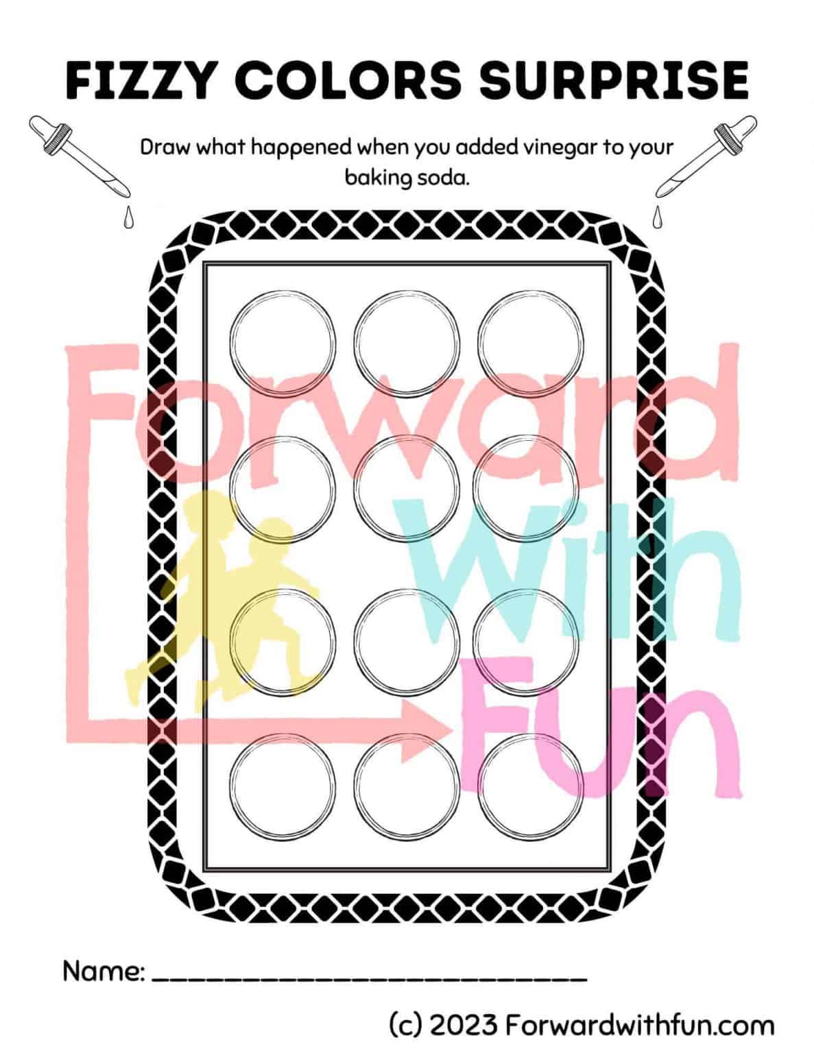 Fizzy Colors Surprise: Free Preschool Science Lesson Plan - Forward ...