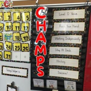CHAMPS Classroom Management: Better Behavior with FREE Icons