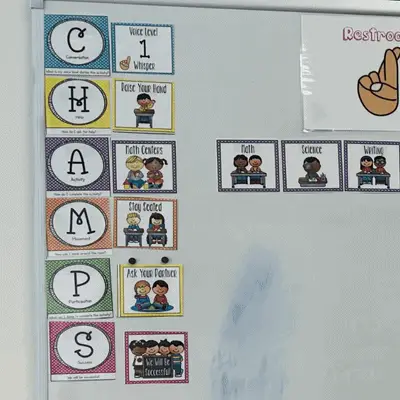 CHAMPS Classroom Management: Better Behavior with FREE Icons