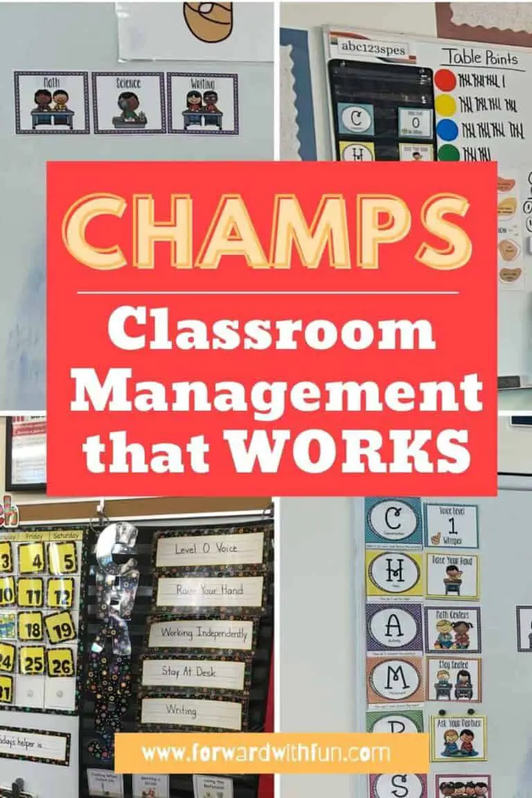 CHAMPS Classroom Management: Better Behavior with FREE Icons