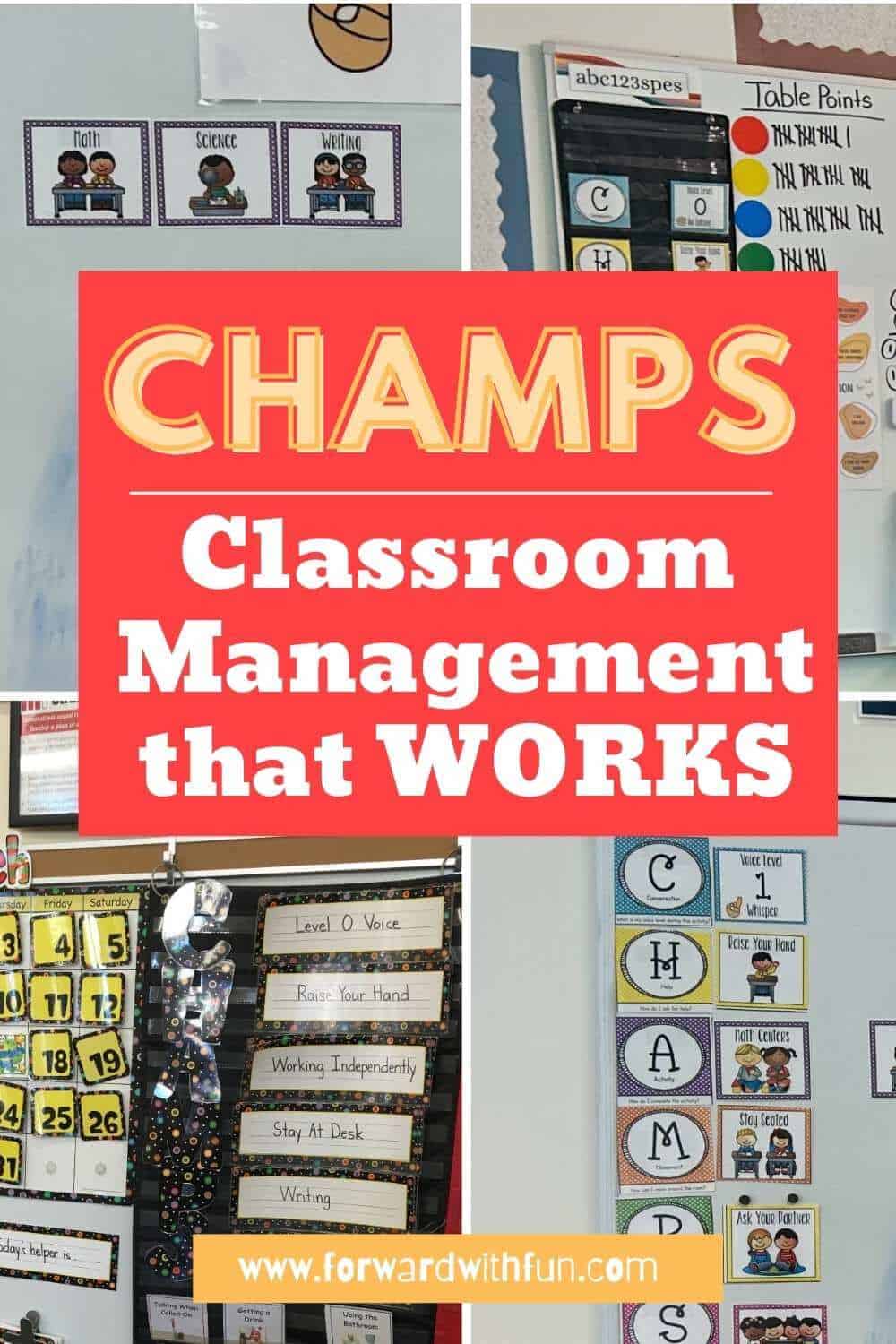 CHAMPS Classroom Management: Better Behavior with FREE Icons