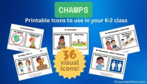 CHAMPS Classroom Management: Better Behavior with FREE Icons
